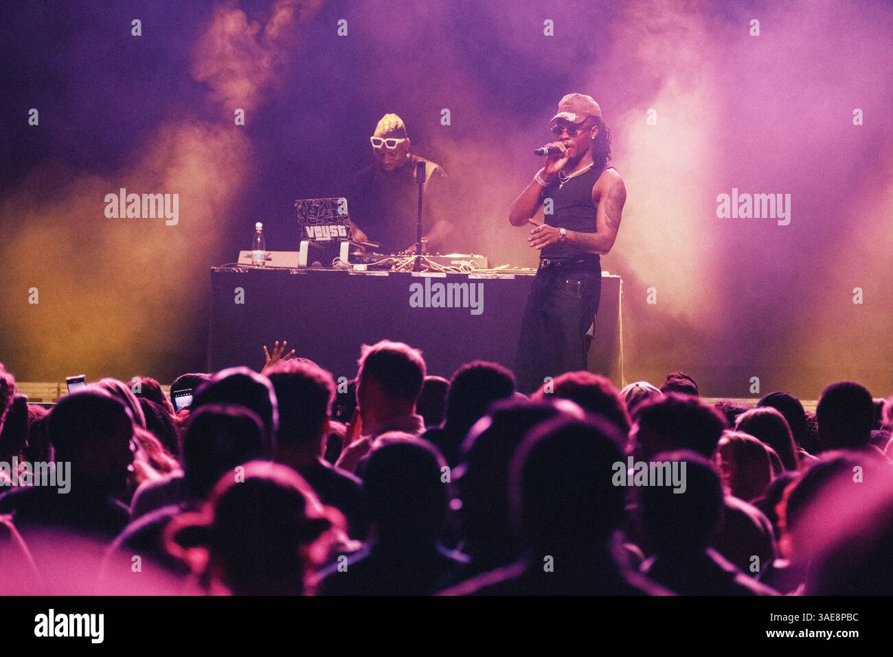 Copenhagen, Denmark. 04th, April 2025. The Nigerian singer Joeboy ...