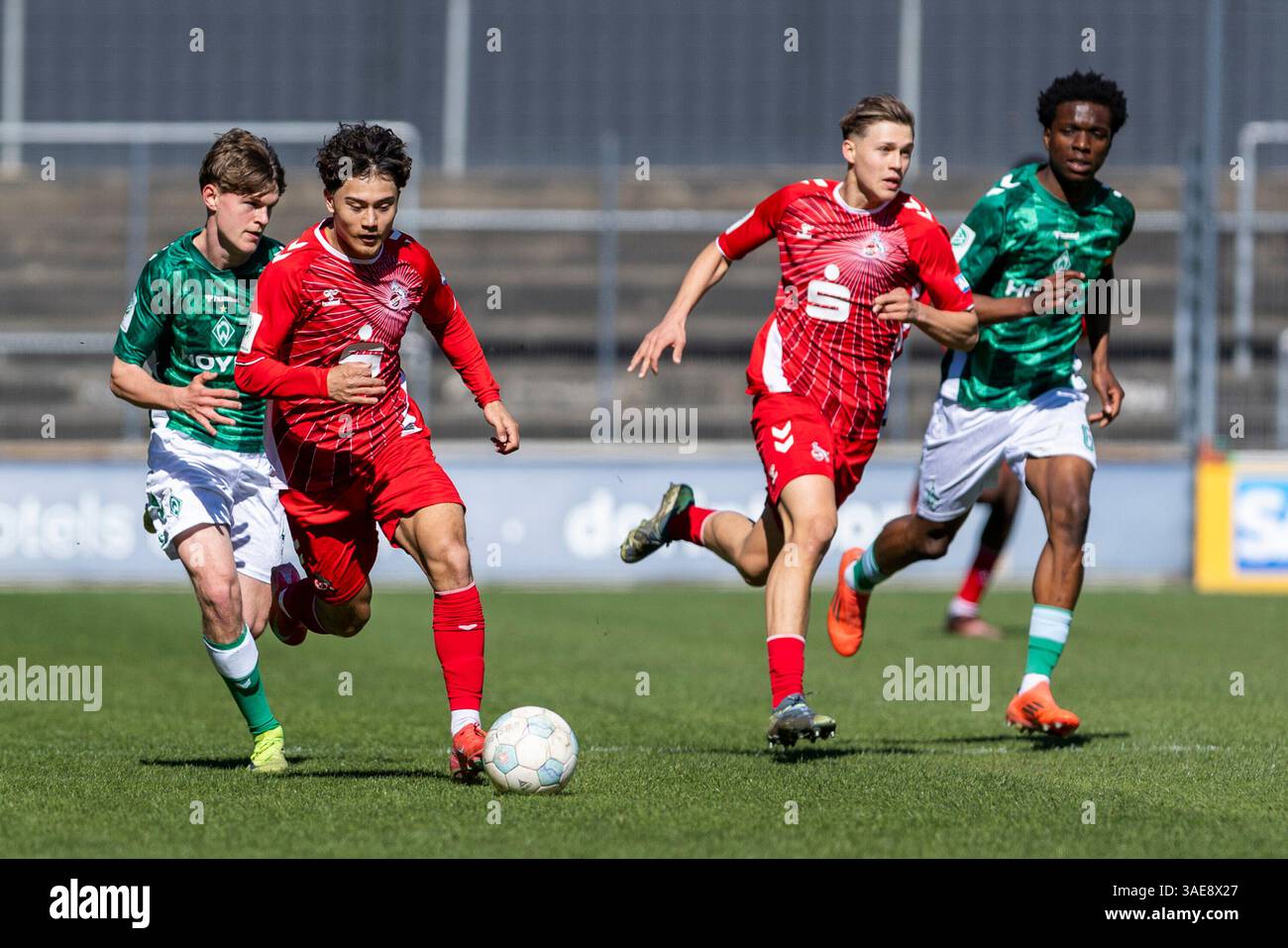 Justin Kai von der Hitz (1. FC K?ln U19, 7). U19-Bundesliga, 9. Spieltag der Hauptrunde, 1. FC K ...
