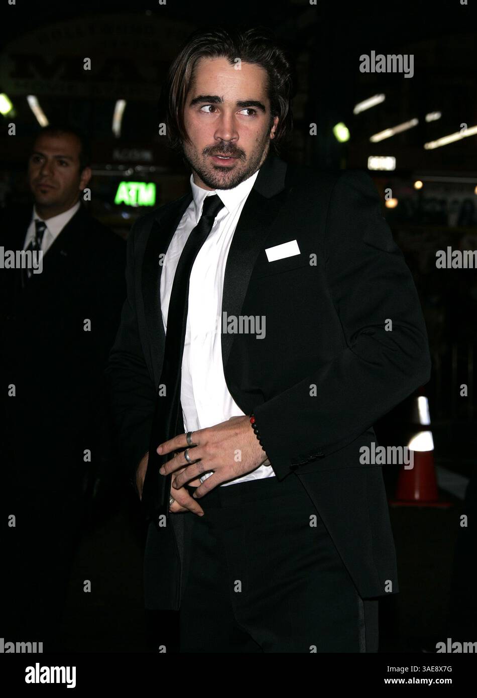 Nov 16, 2004; Hollywood, California, USA; Actor COLIN FARRELL at the ...