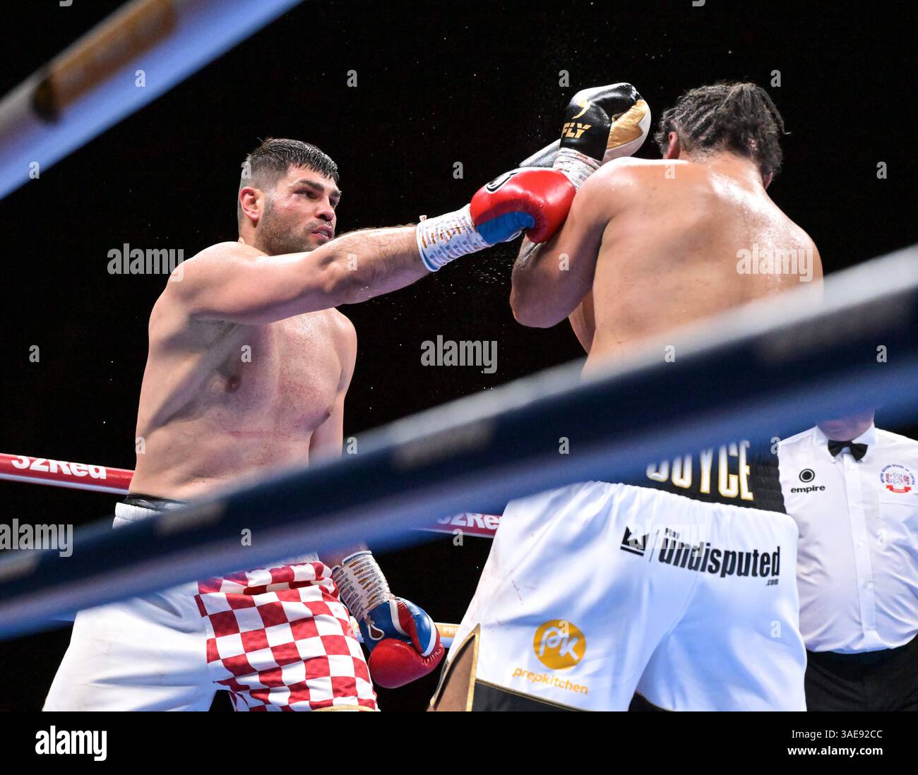 5th April 2025; Co Op Live Arena, Manchester, England; Heavy Impact Heavyweight Boxing, Joe ...