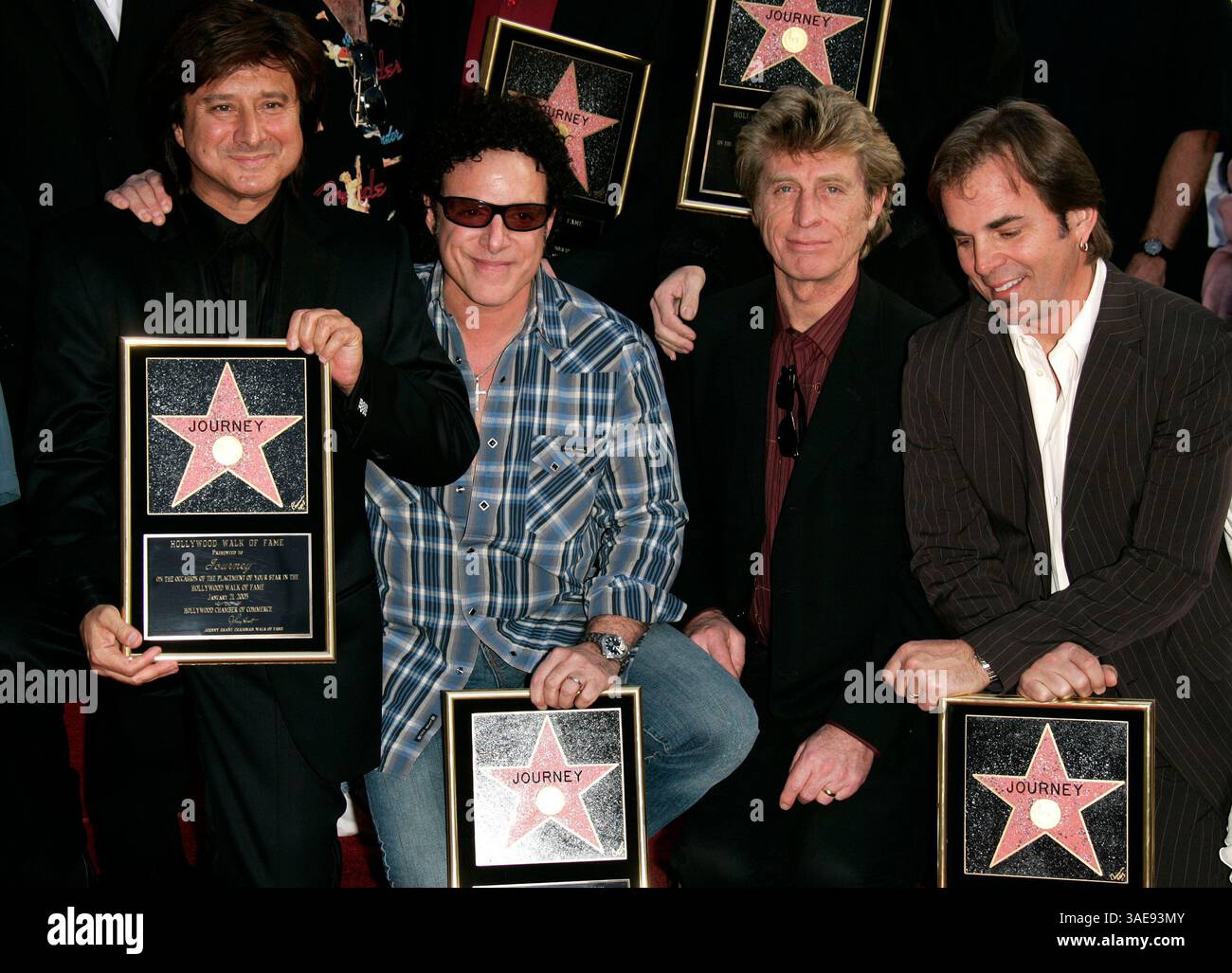 Jan 21, 2005; Hollywood, California, USA; Original Memebers STEVE PERRY ...