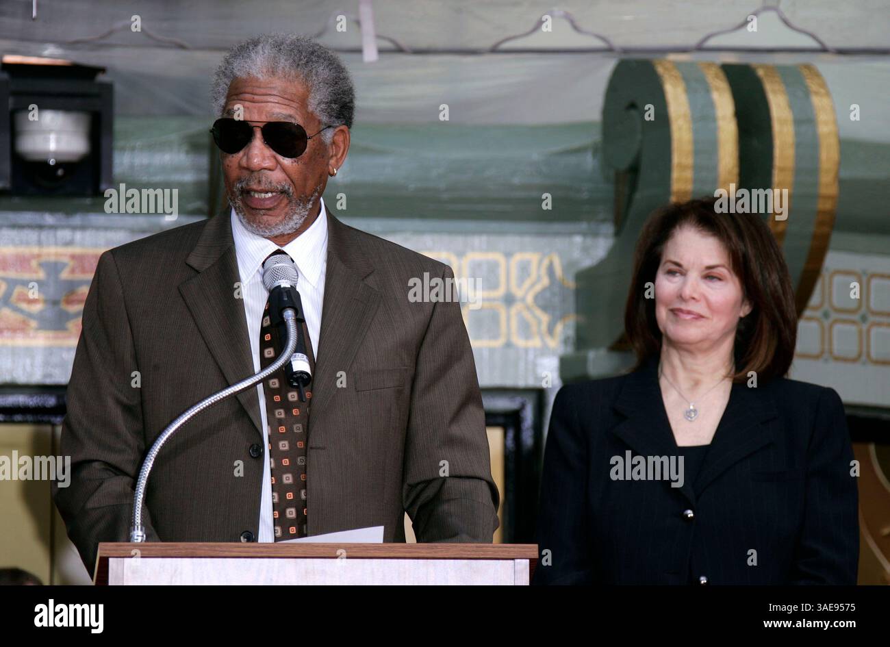 Feb 16, 2005; Hollywood, California, USA; Actor MORGAN FREEMAN as ...