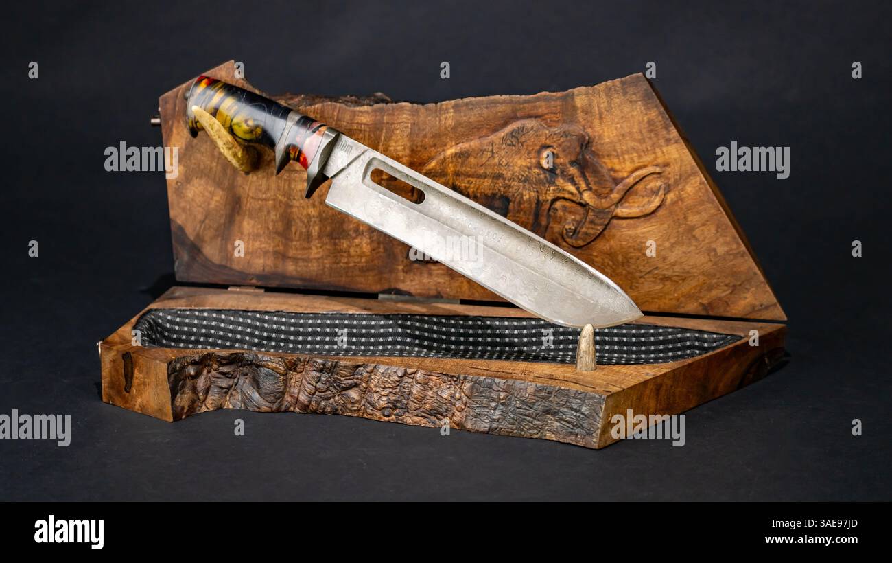 Damascus knives are known for their wavy steel patterns, strength, and ...
