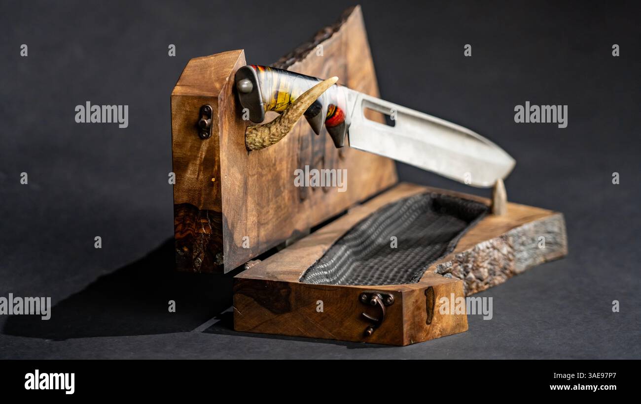 Damascus knives are known for their wavy steel patterns, strength, and ...