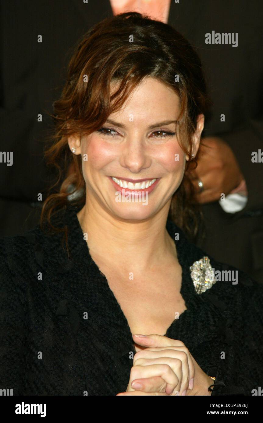 Mar 24, 2005; Hollywood, California, USA; Actress SANDRA BULLOCK as she ...