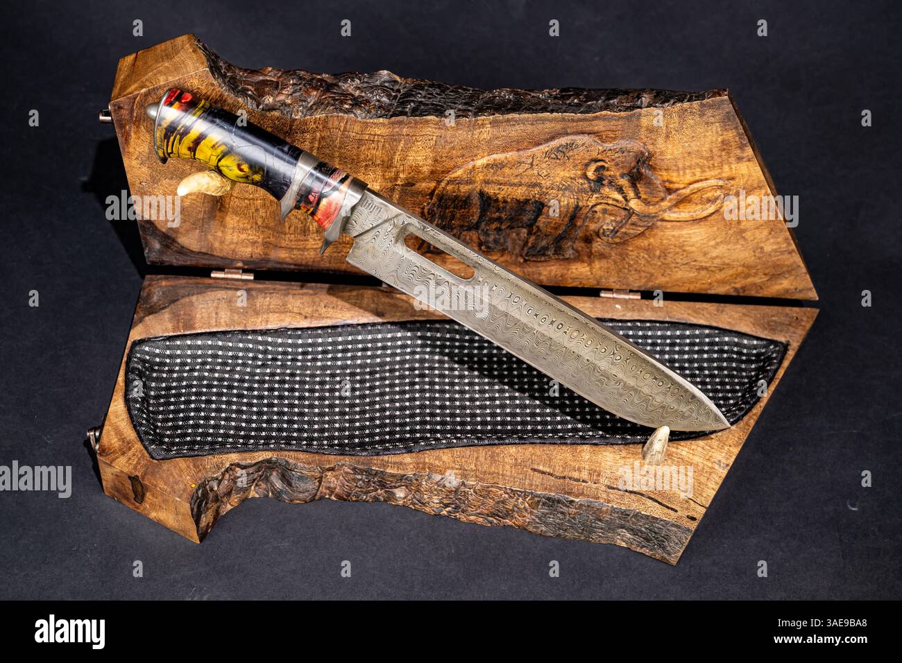 Damascus knives are known for their wavy steel patterns, strength, and ...