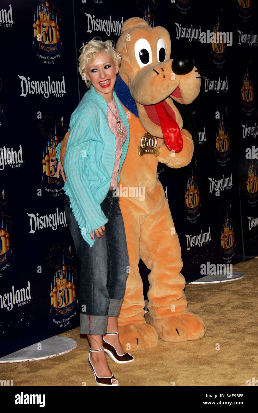 May 4, 2005; Anaheim, California, USA; Singer CHRISTINA AGUILERA at ...