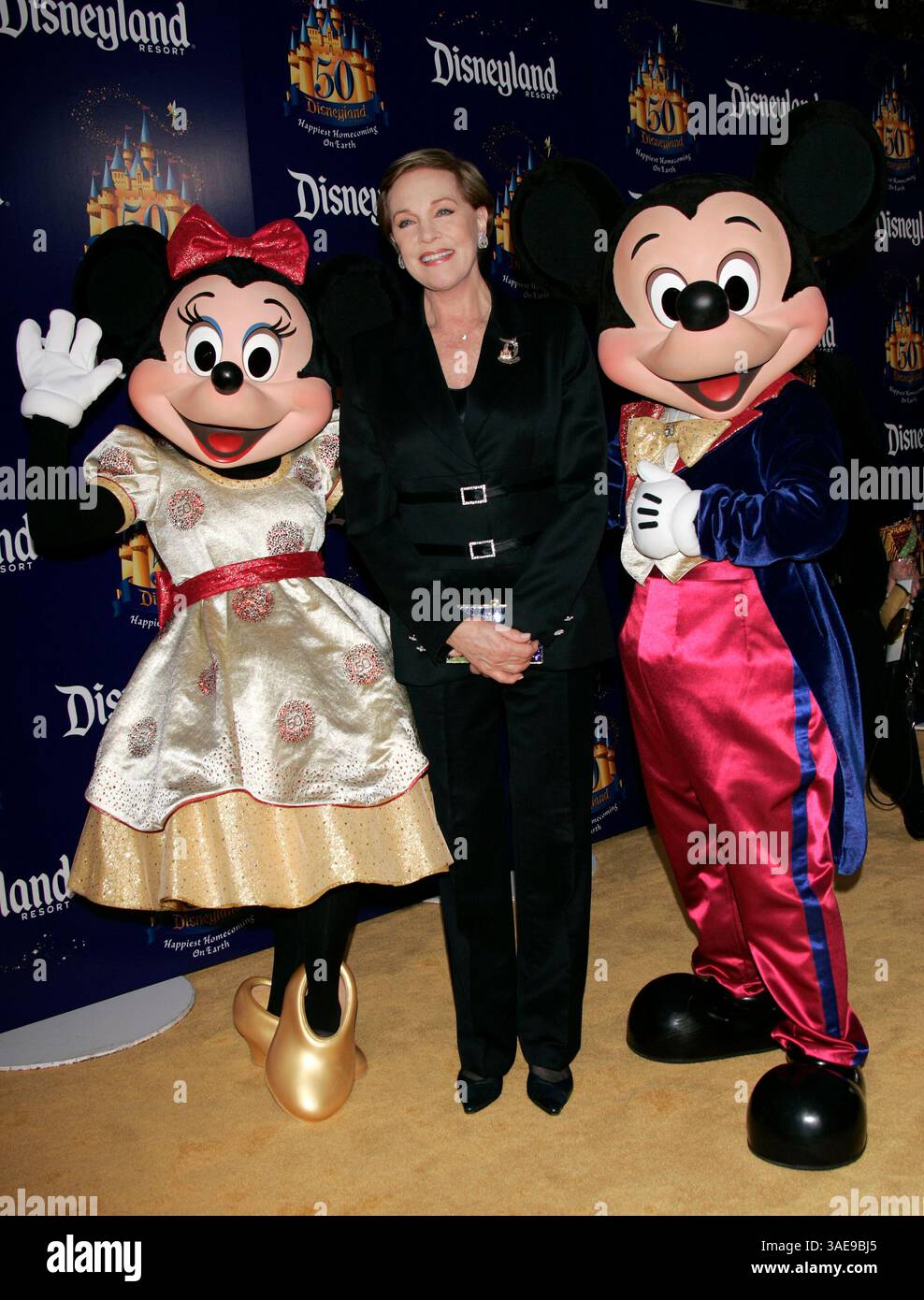 May 4, 2005; Anaheim, California, USA; Actress JULIE ANDREWS with ...