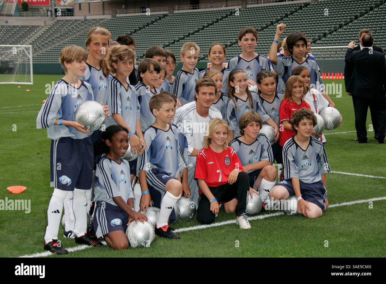 June 2, 2005; Carson, California, USA; Footballer DAVID BECKHAM at a ...