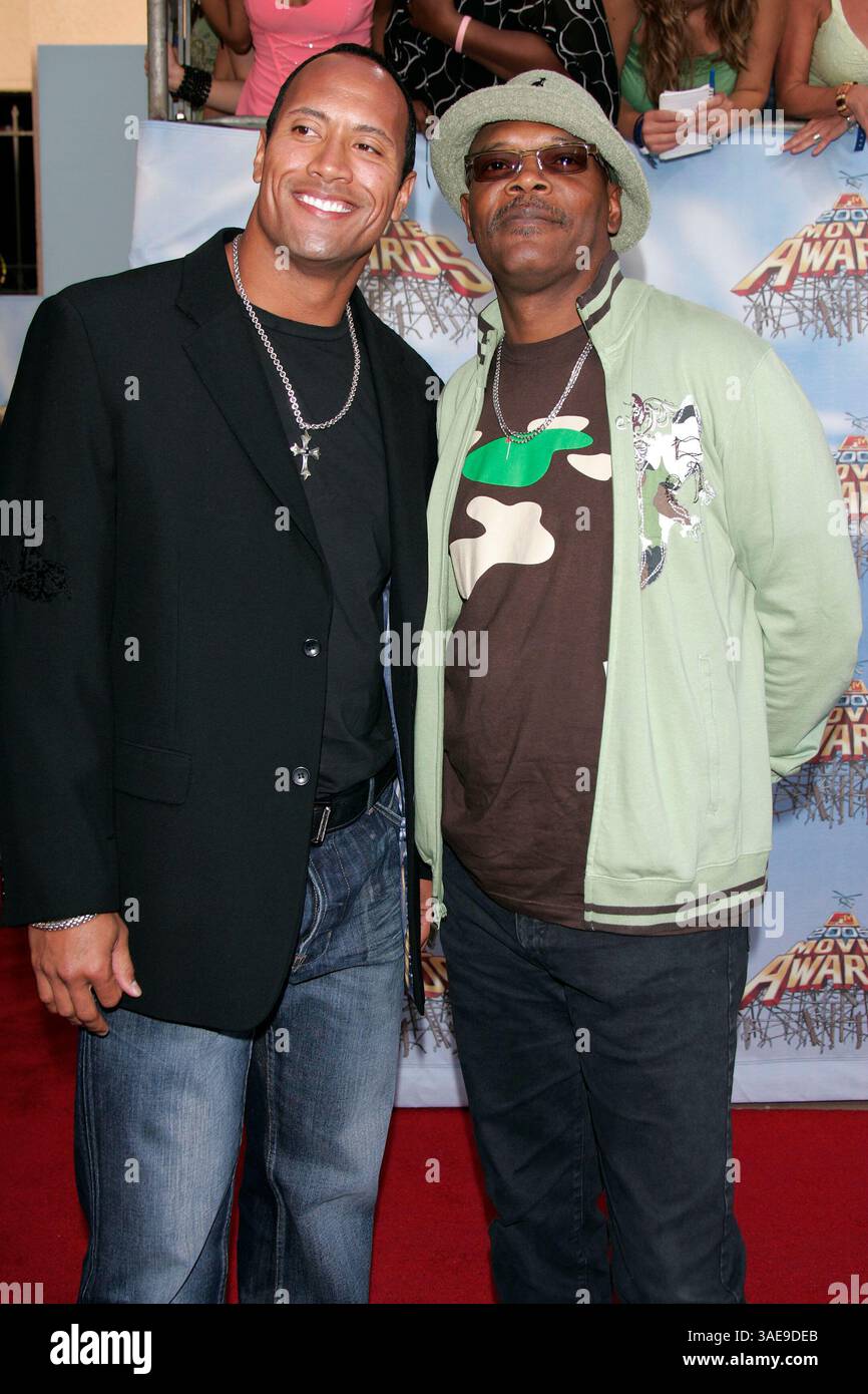 Jun 4, 2005; Los Angeles, California, USA; Actors DWAYNE JOHNSON ...