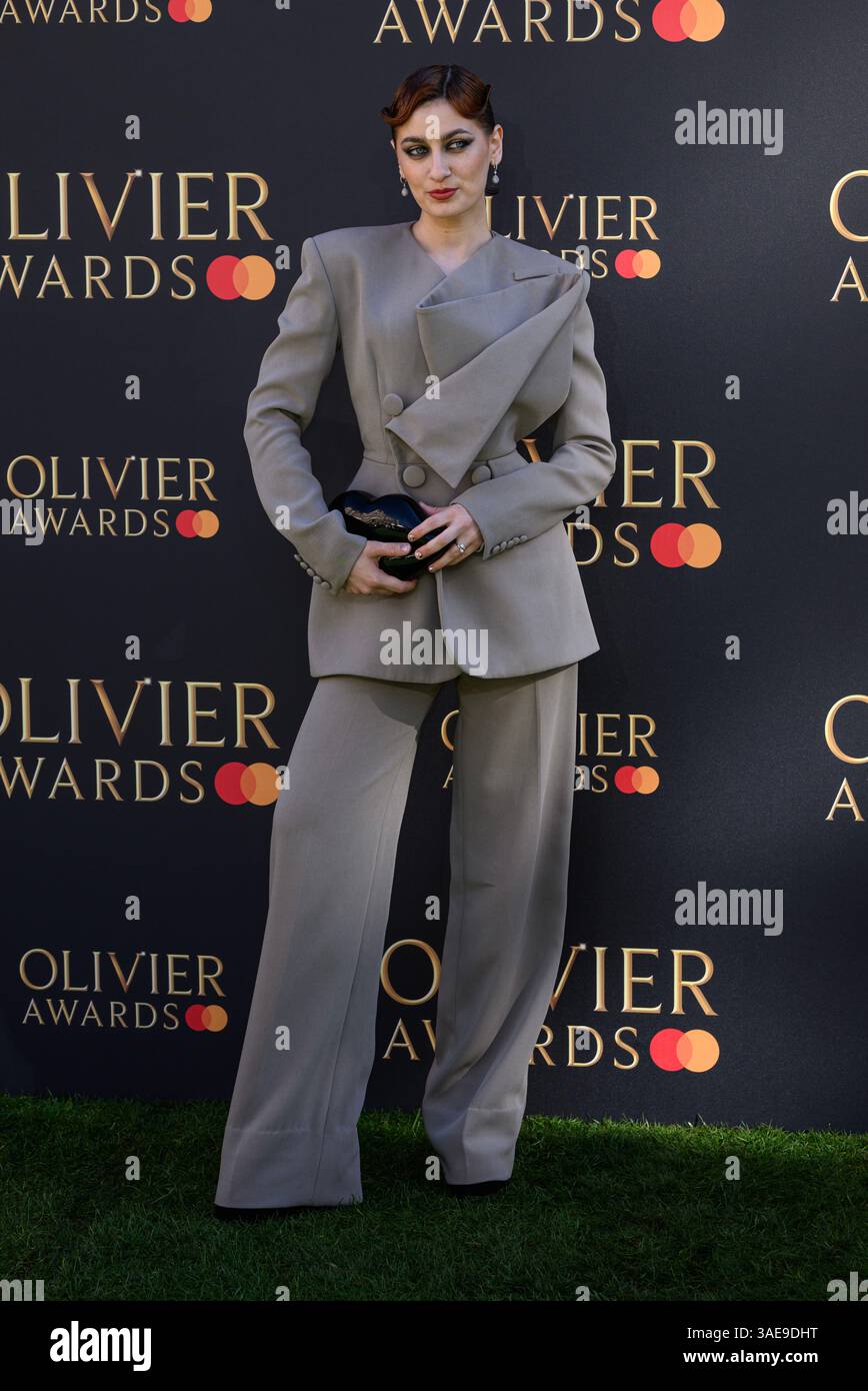 London, UK. April 6th, 2025. Georgie Buckland arriving at The Olivier ...