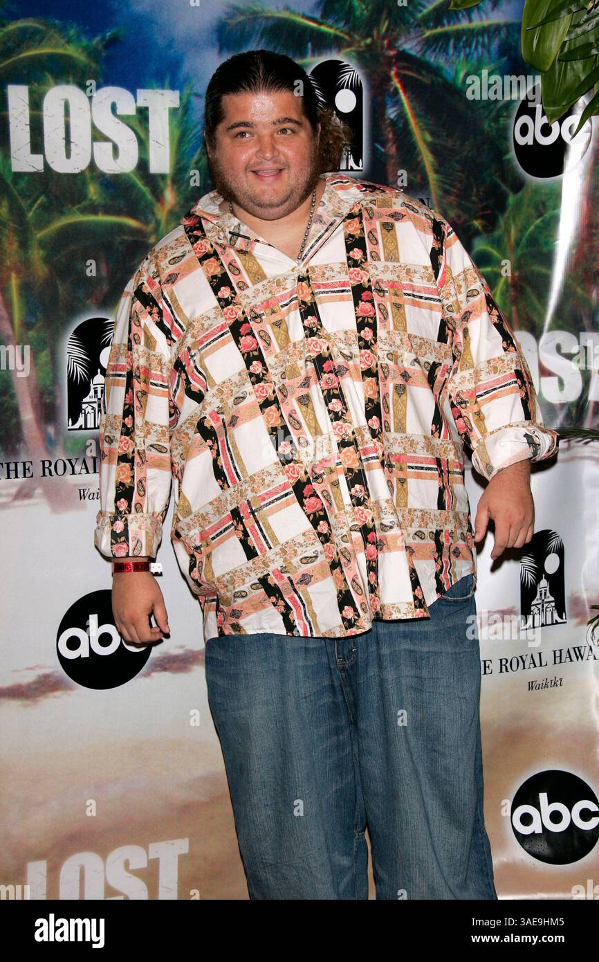 Sep 14, 2005; Honolulu, Hawaii, USA; Actor JORGE GARCIA at the LOST ...