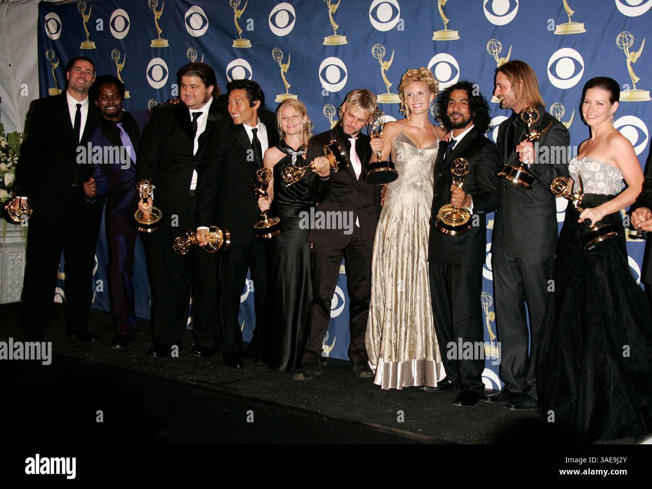 Sep 18, 2005; Los Angeles, CA, USA; (L-R) The cast of 'Lost' MATTHEW ...