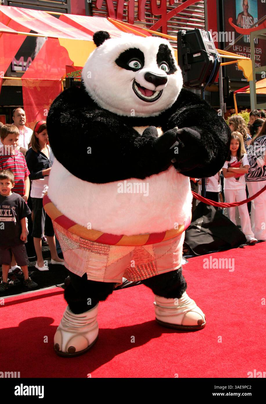 Jun 01, 2008 - Hollywood, California, USA - The Panda at the 'Kung Fu Panda' Hollywood Premiere ...