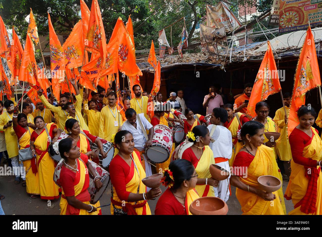 Ram Navami celebrations to mark the birth of Lord Rama, in Kolkata ...