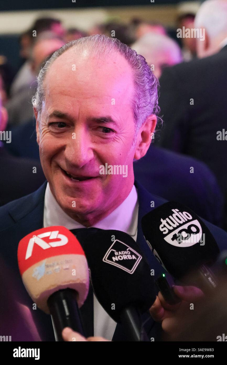 Verona, Italy. 06th Apr, 2025. Portrait of Luca Zaia, Governor of the ...