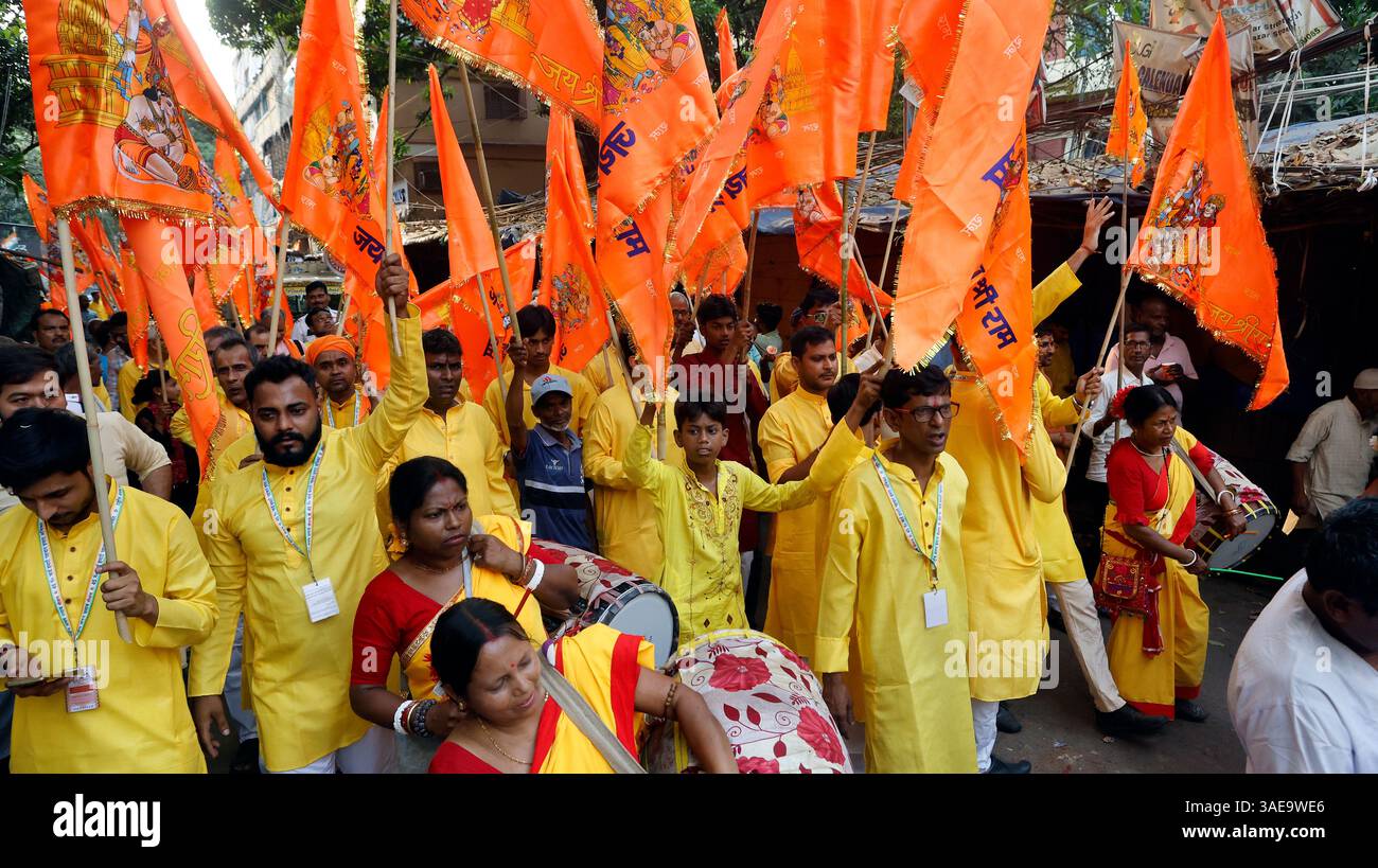 Ram Navami celebrations to mark the birth of Lord Rama, in Kolkata ...
