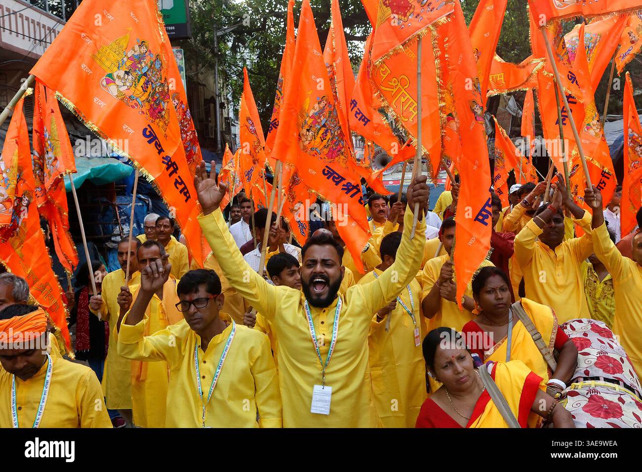 Ram Navami celebrations to mark the birth of Lord Rama, in Kolkata ...
