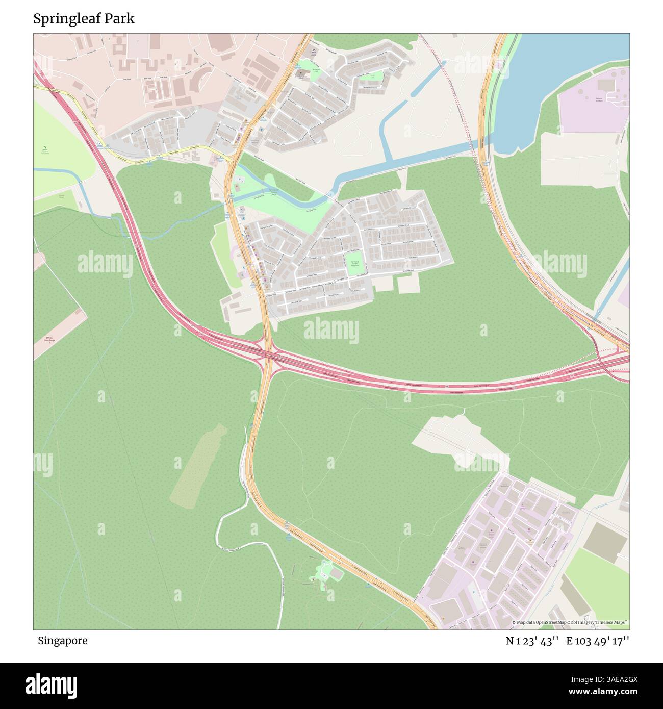 Springleaf Park, , Singapore, , N 1 23' 43'', E 103 49' 17'', map ...