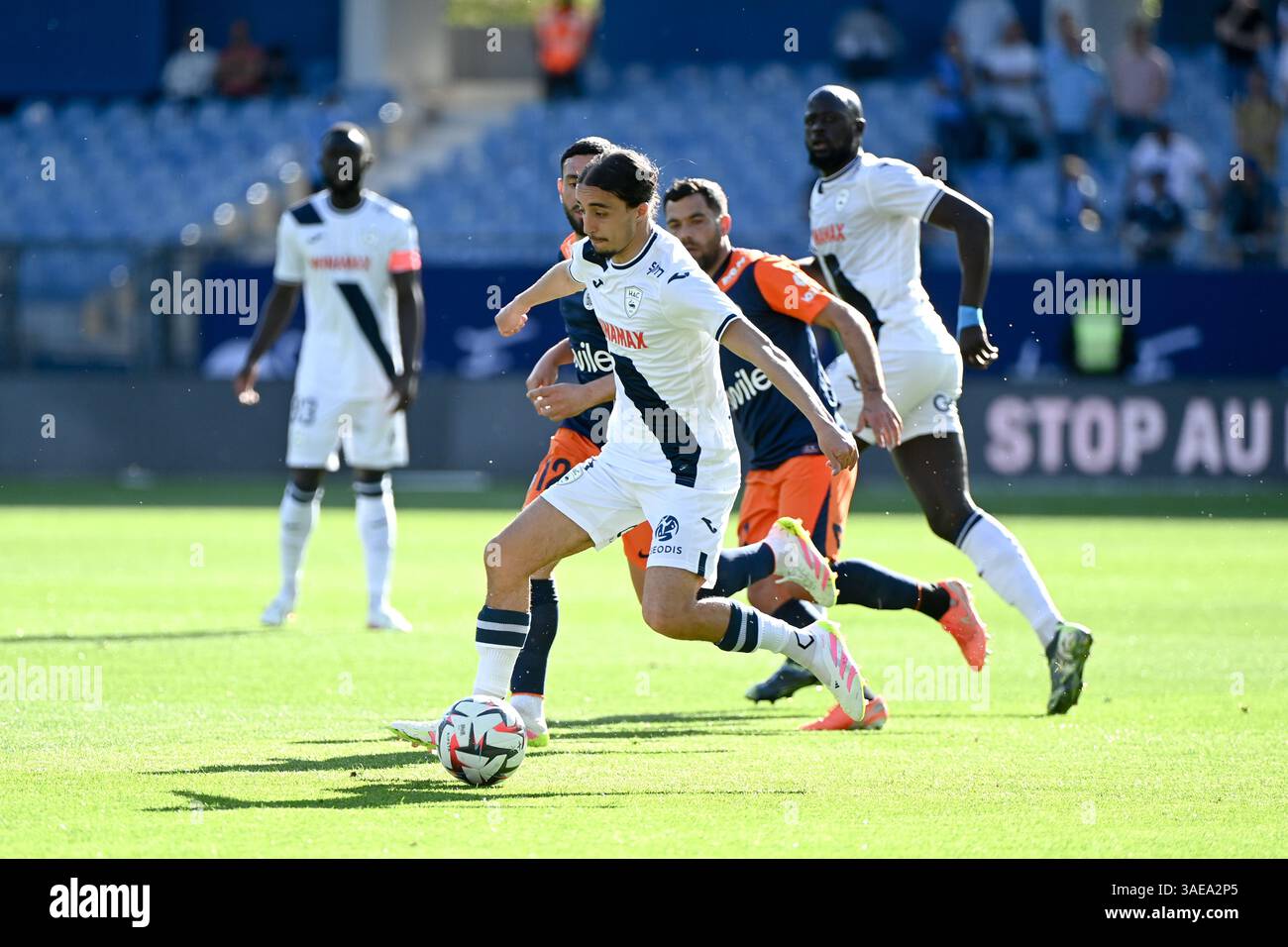 08 Yassine KECHTA (hac) during the Ligue 1 MCDonald's match between ...