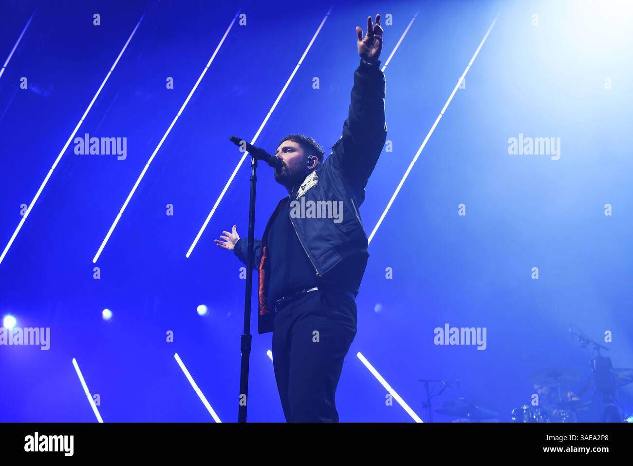 LONDON, ENGLAND - APRIL 04: Josh Franceschi of ‘You Me At Six ...