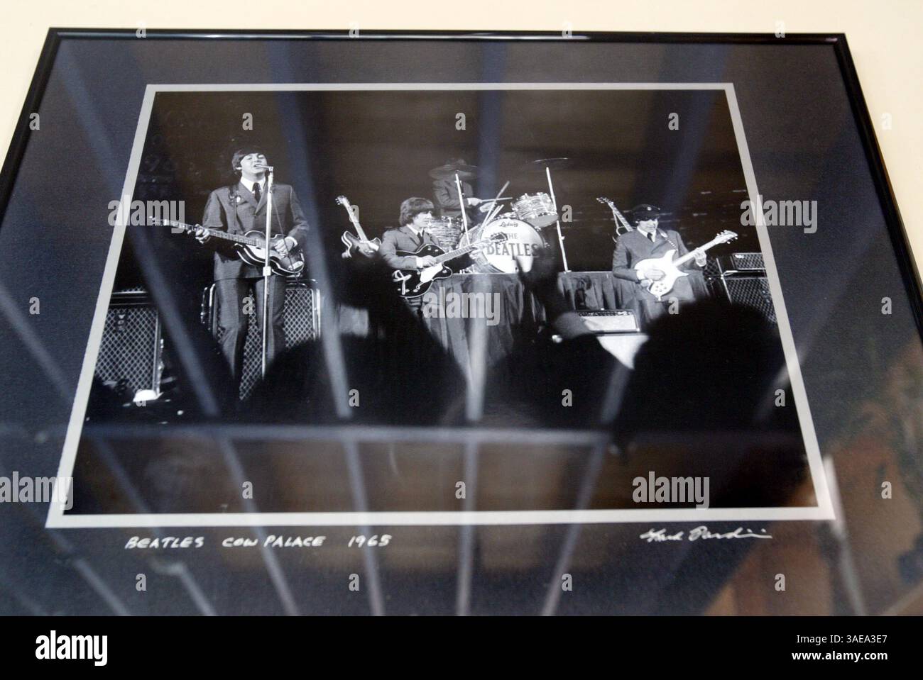 Photo of the Beattles in concert at the Cow Palace in San Francisco ...