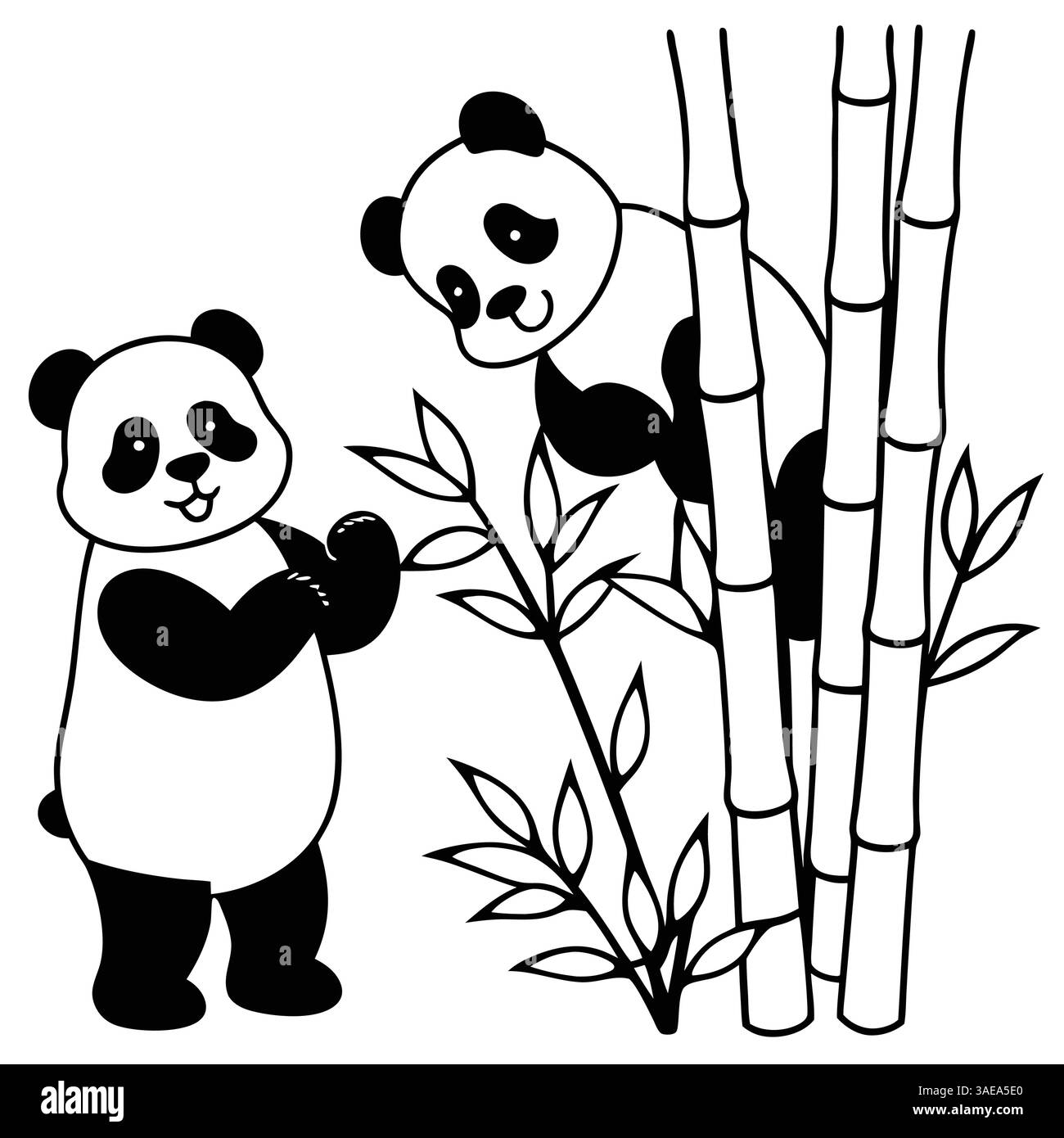 Animal Playing Coloring Pages. Funny Animals Playing Outline For Kids ...