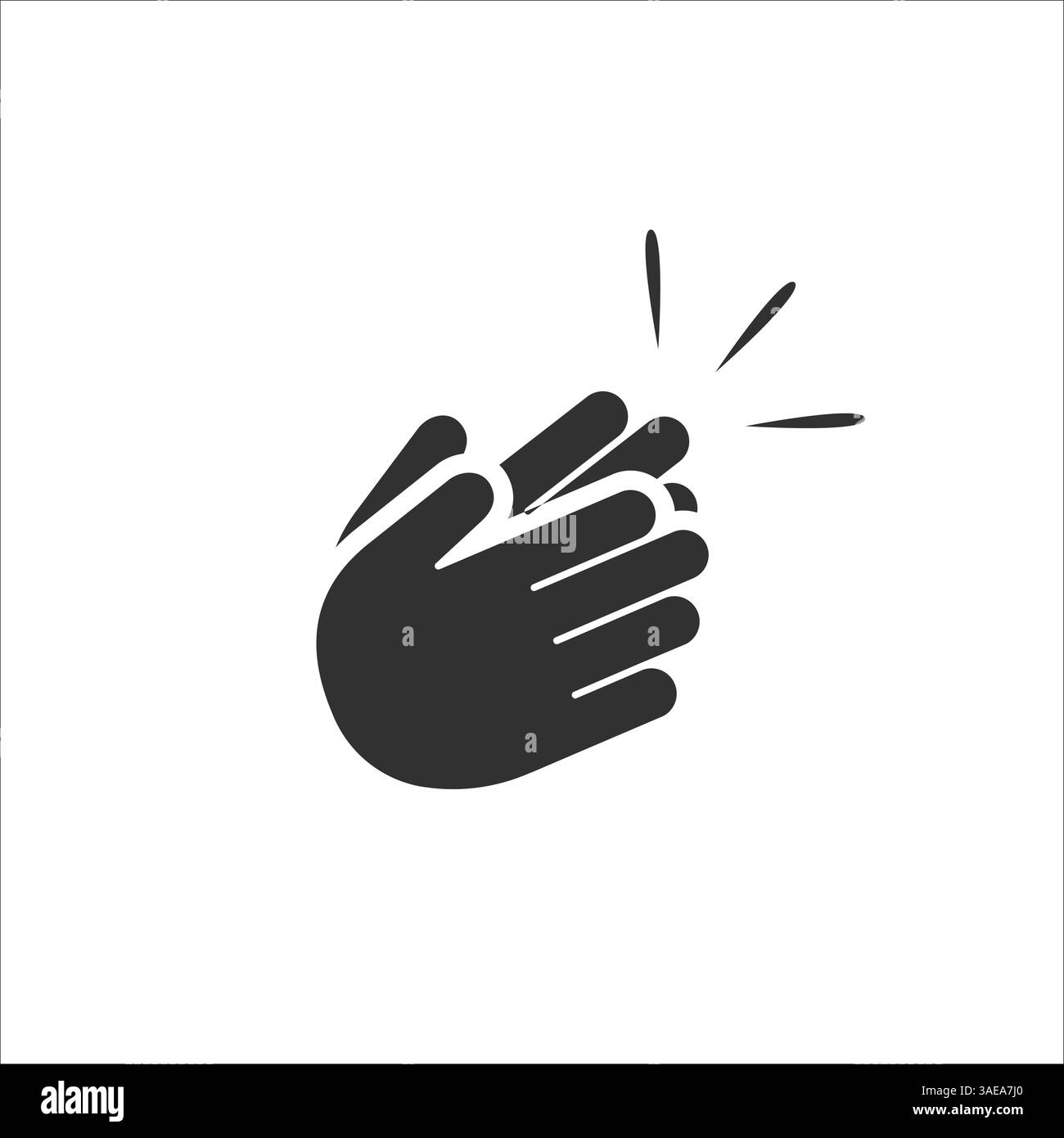 Applause icon motion background design hi-res stock photography and images - Alamy