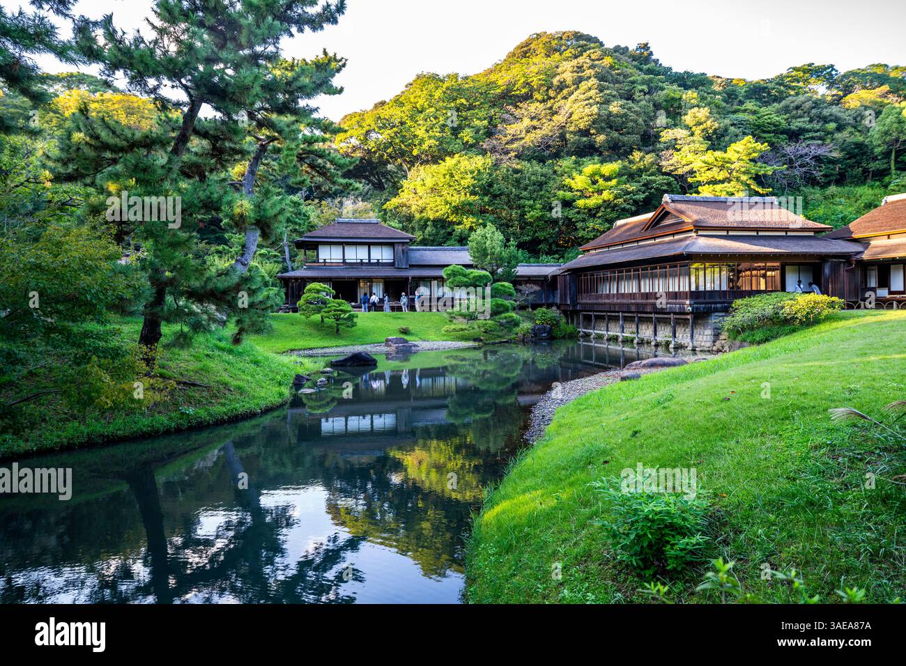 The Rinshunkaku building, an Important National Cultural Property, in ...