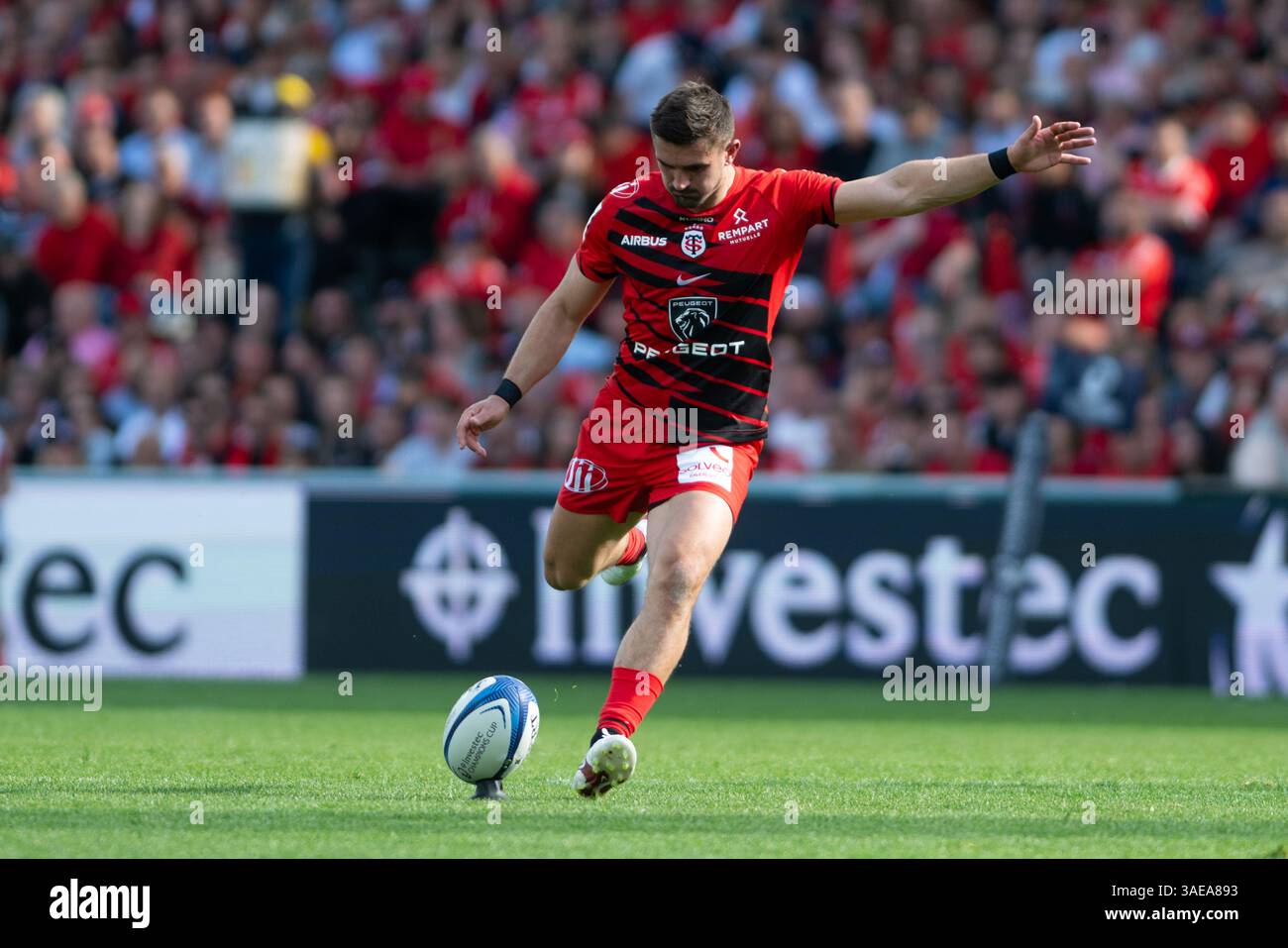 Thomas Ramos of Toulouse during the Champions Cup, round of 16 rugby ...