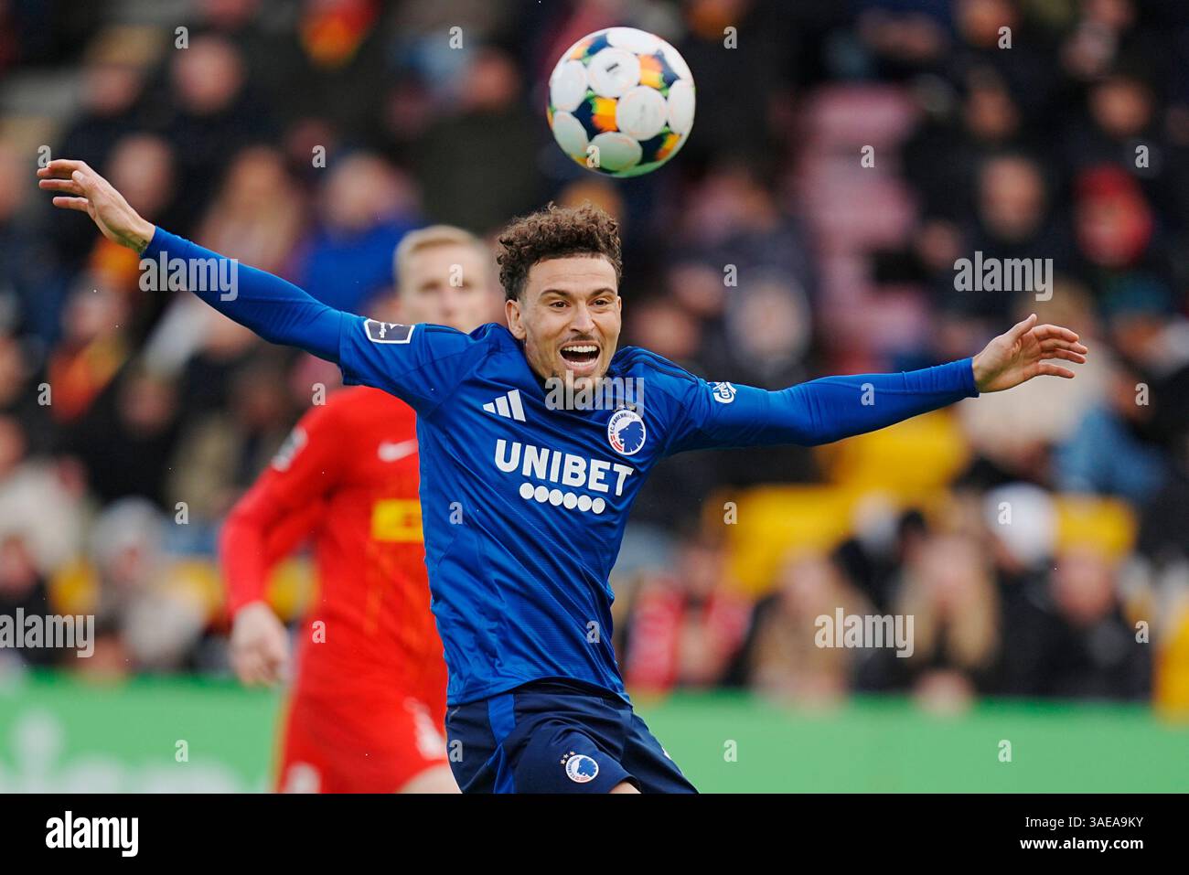 Farum, Denmark. 06th Apr, 2025. FC Nordsjaelland moeder FC Koebenhavn i ...