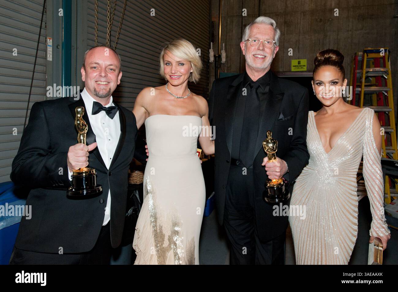 Winning the category Achievement in Makeup for "The Iron Lady," artists Mark Coulier and J. Roy ...