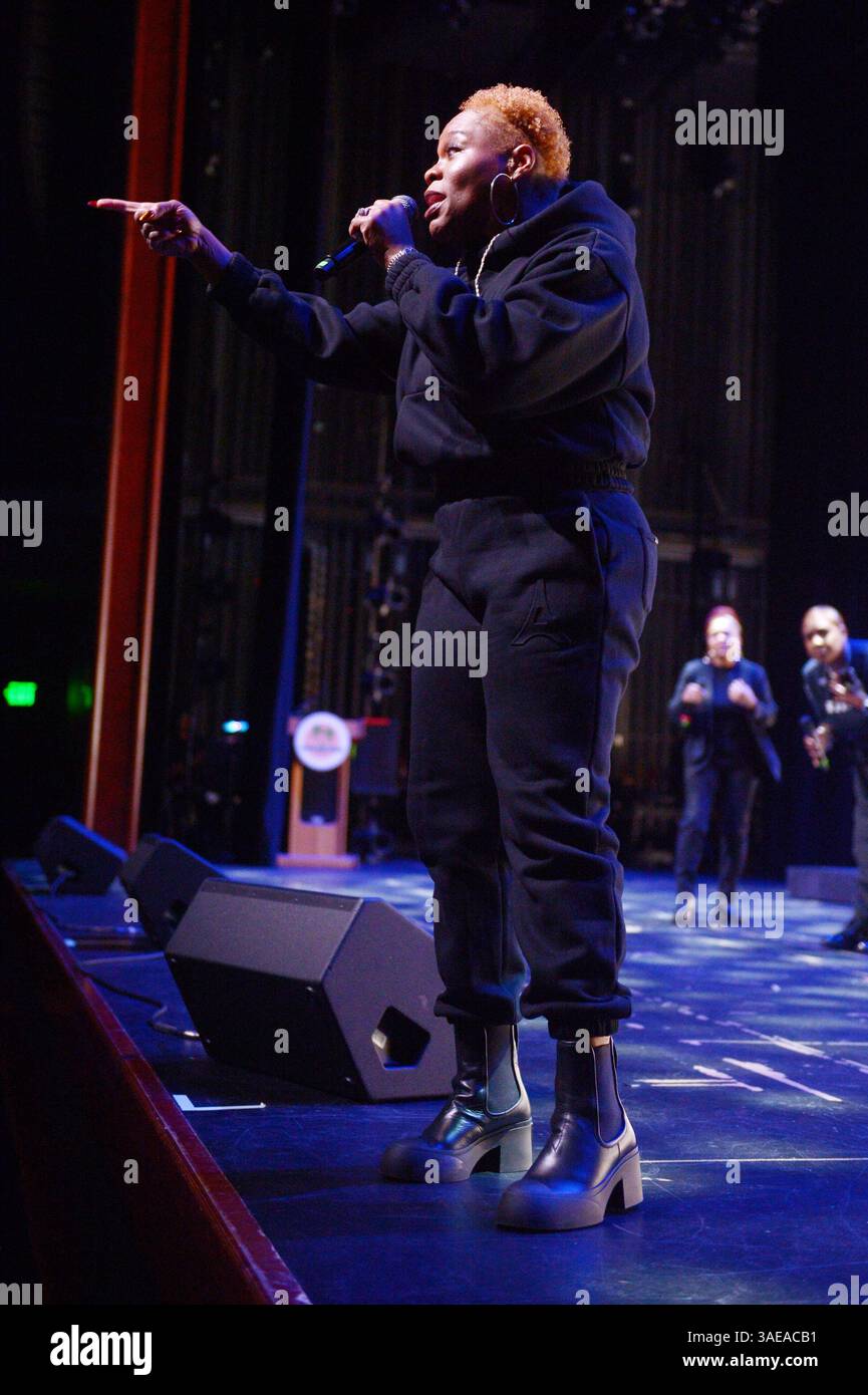 Miramar, Florida, USA. 05th Apr, 2025. Singer Tasha Cobbs in concert ...