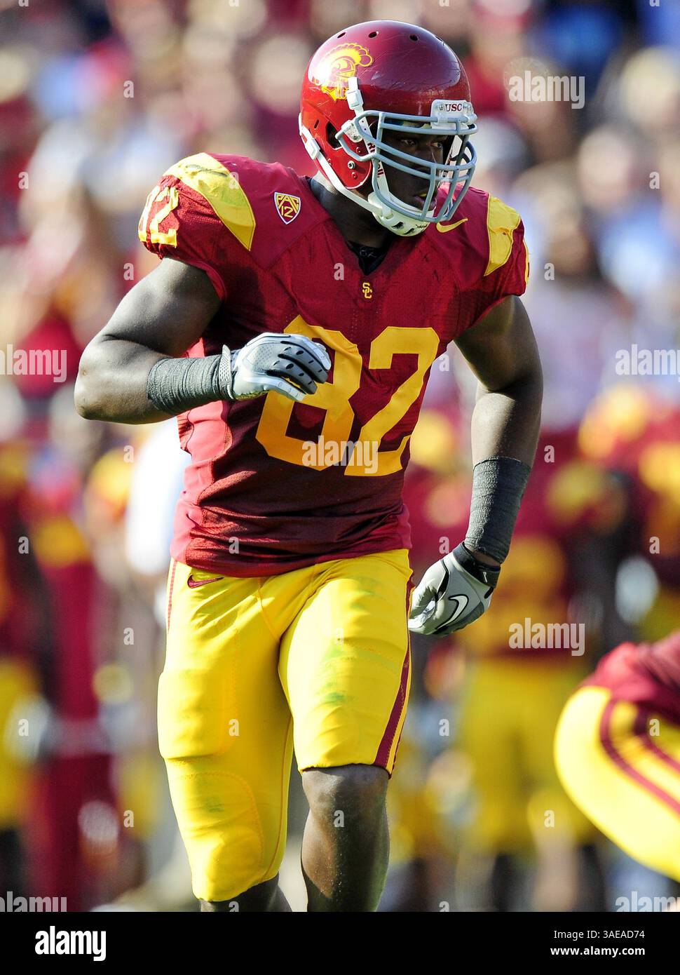 Randall Telfer of the USC Trojans during a 17-14 victory over the Utah ...