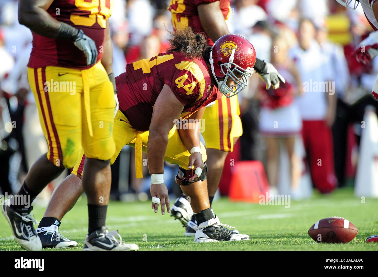 Christian Tupou of the USC Trojans during a 17-14 victory over the Utah ...