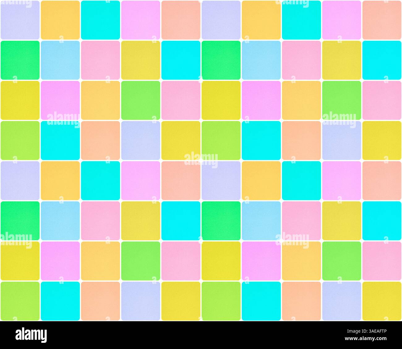 Geometric tile mosaic orange Cut Out Stock Images & Pictures - Alamy