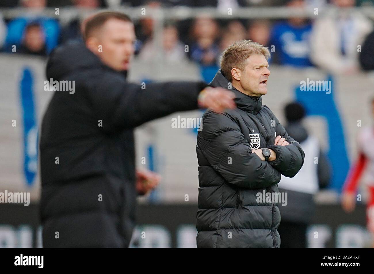 Farum, Denmark. 06th Apr, 2025. FC Nordsjaelland moeder FC Koebenhavn i ...