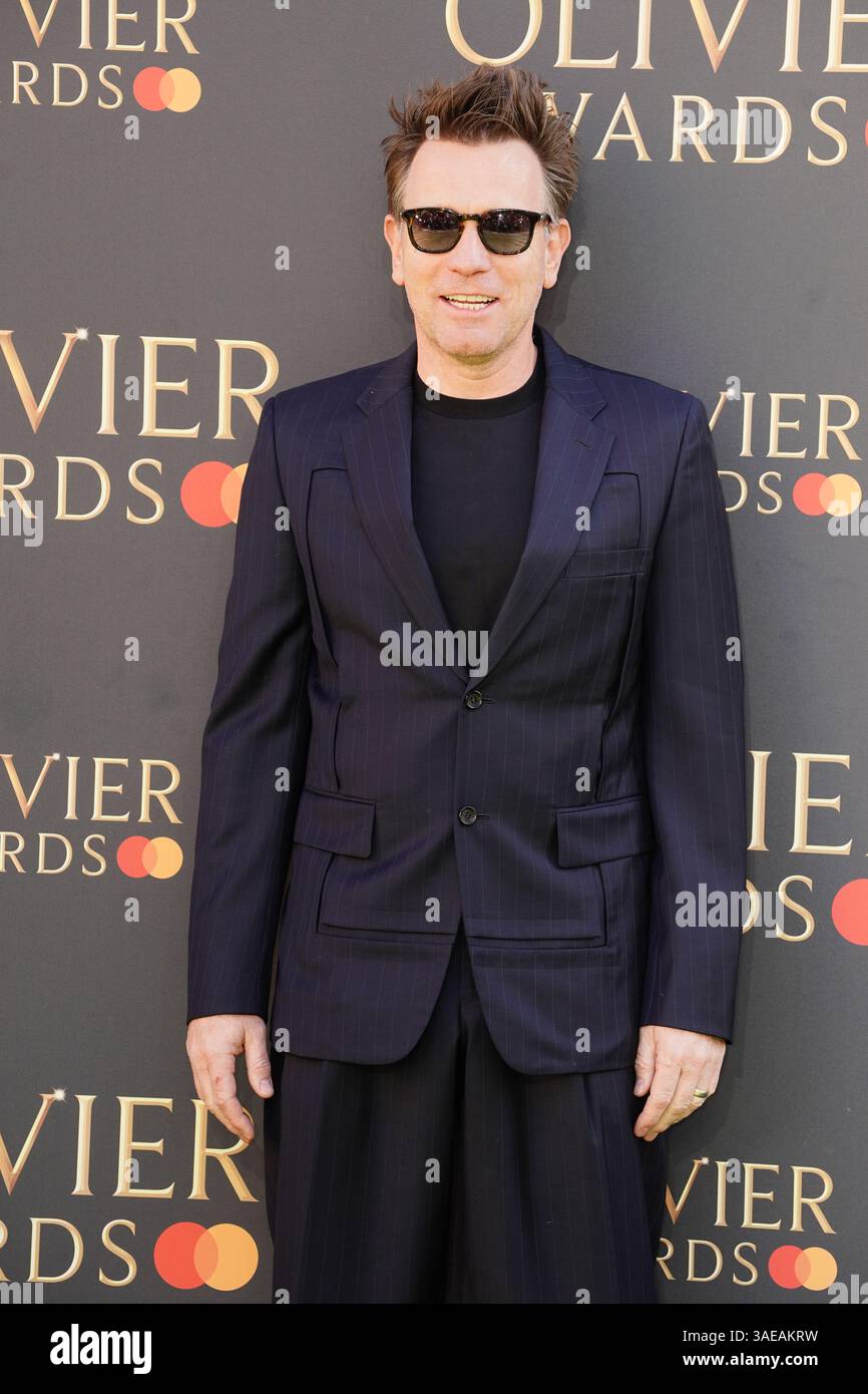 Ewan McGregor attending the 2025 Olivier Awards with Mastercard at the ...