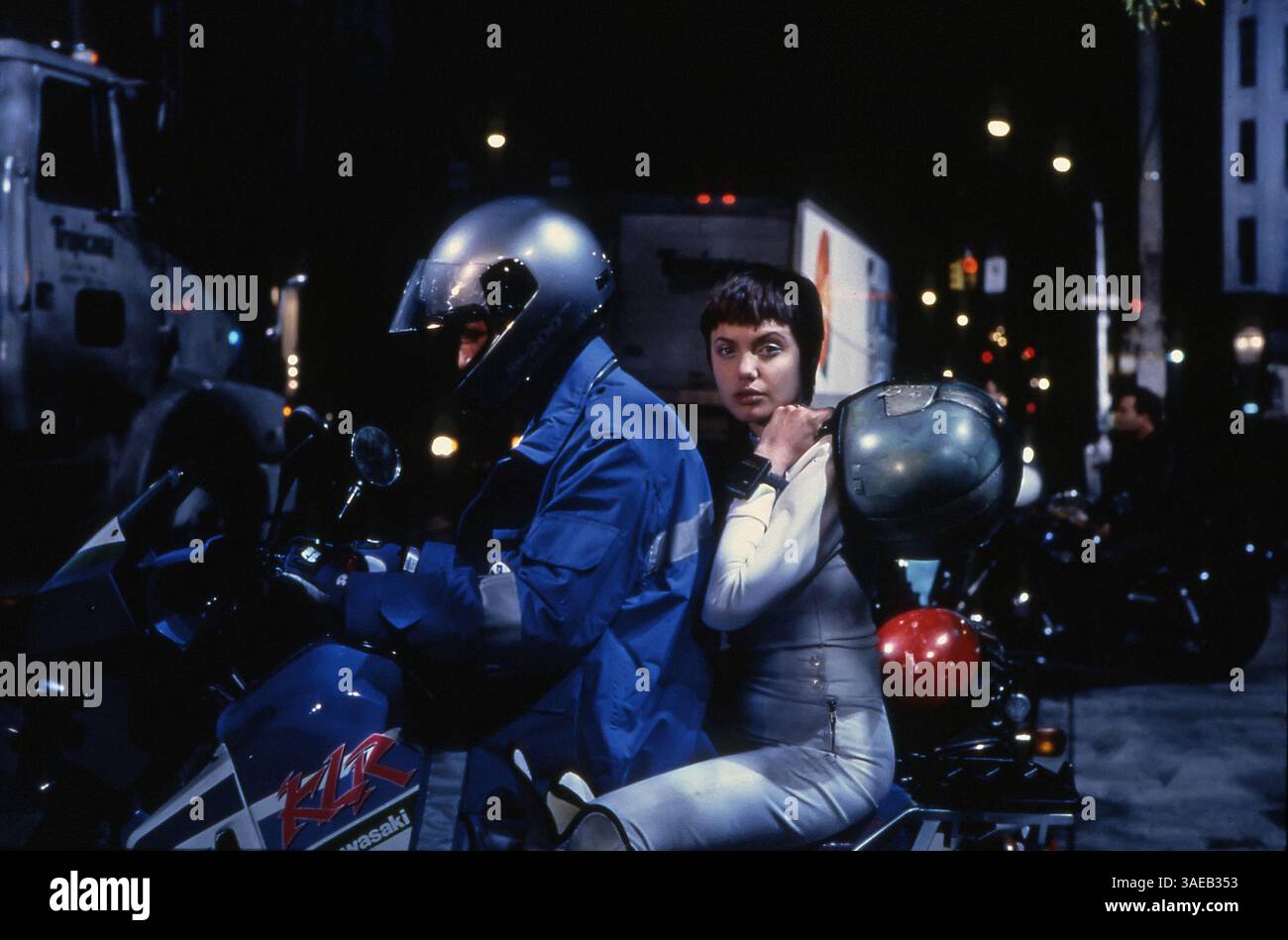 Film Still Publicity Still From Hackers Angelina Jolie Jonny Lee