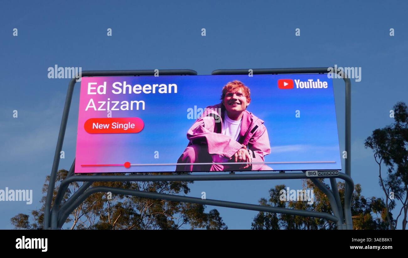 Los Angeles, California, USA 5th April 2025 Singer/Musician Ed Sheeran ...