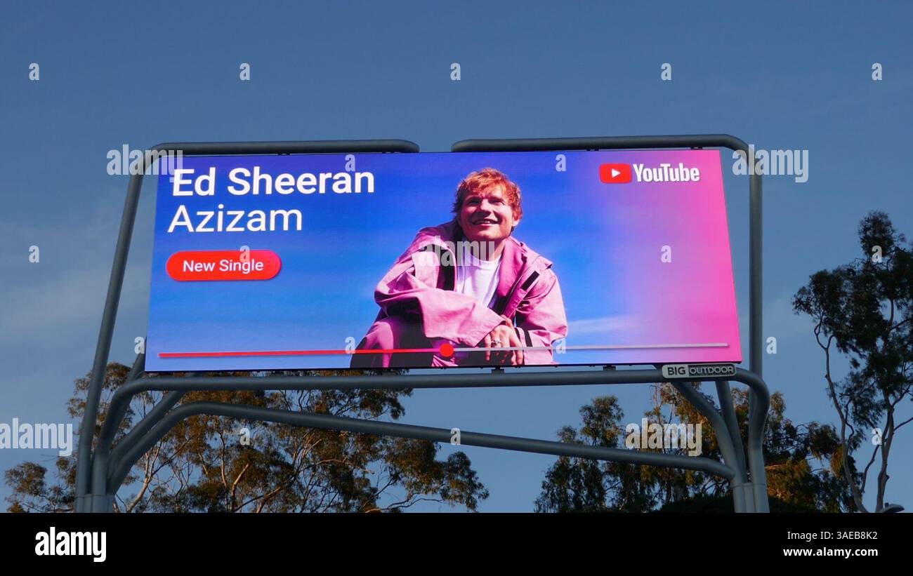 Los Angeles, California, USA 5th April 2025 Singer/Musician Ed Sheeran ...