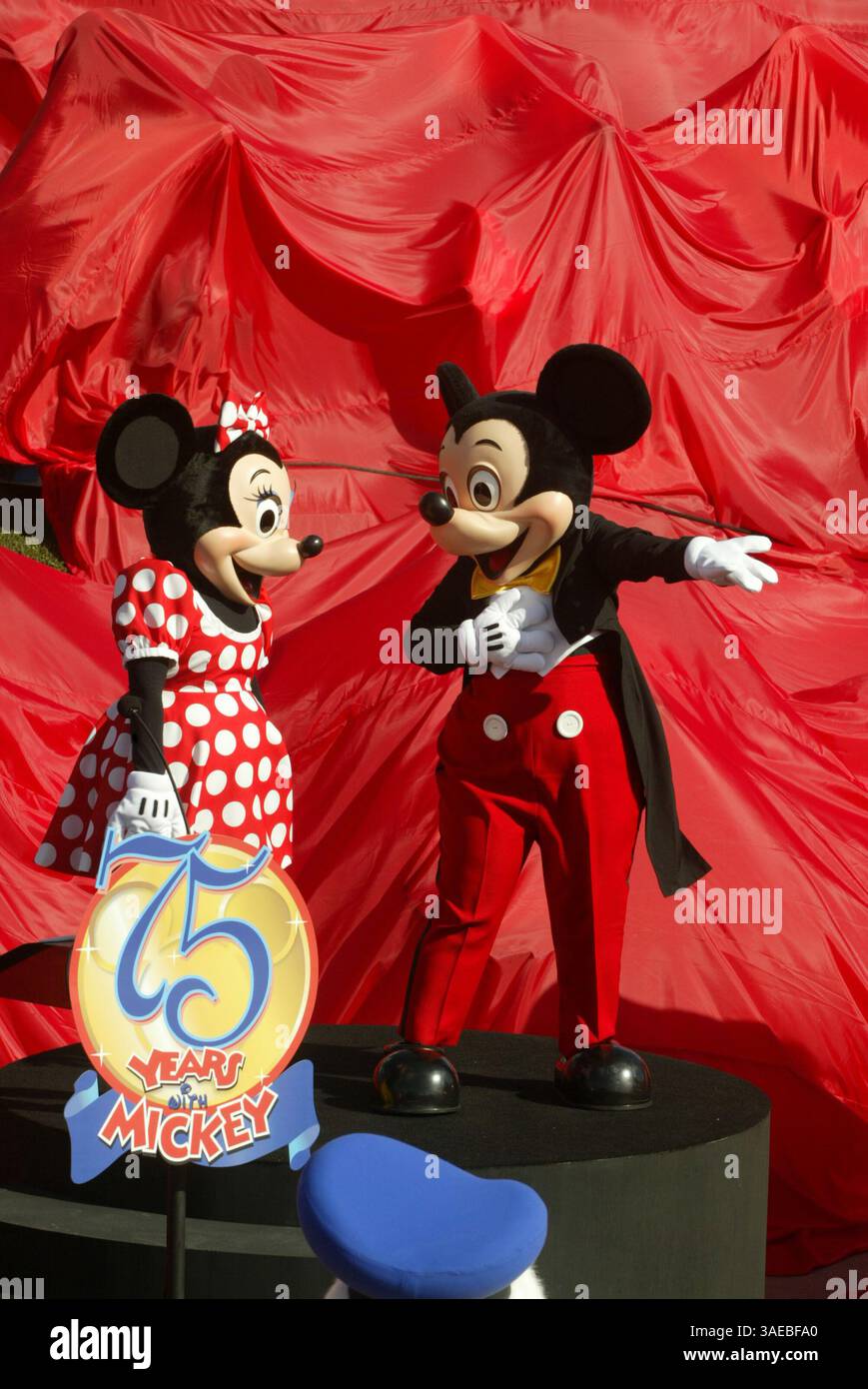 Nov 18, 2003; Lake Buena Vista, FL, USA; MICKEY & MINNIE MOUSE stand in ...