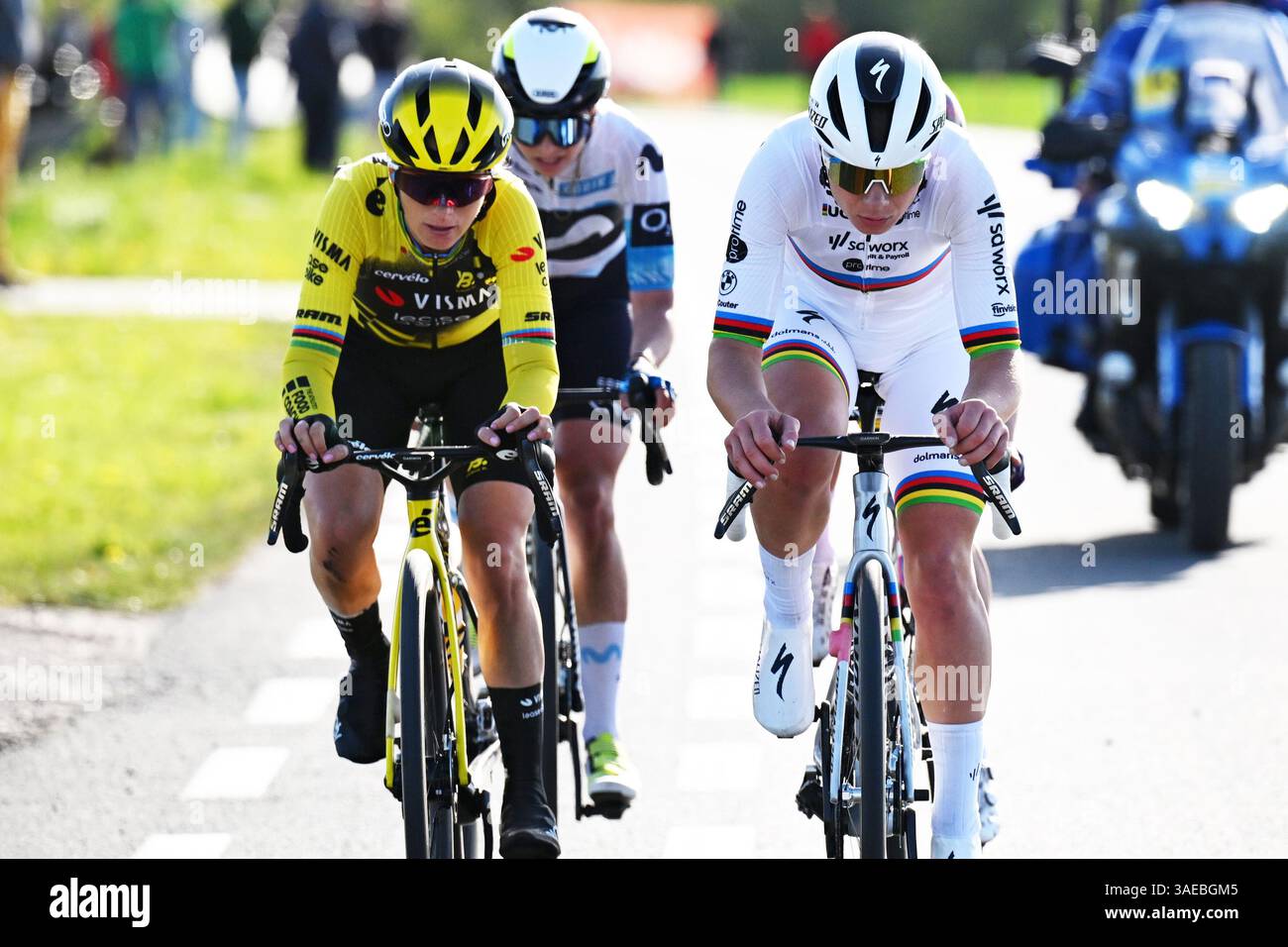 Oudenaarde, Belgium. 06th Apr, 2025. French Pauline Ferrand Prevot of ...