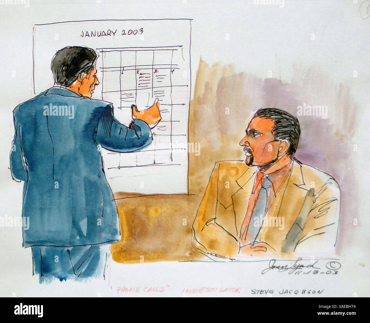Nov 18, 2003; Modesto, CA, USA; People v. Scott Lee Peterson ...