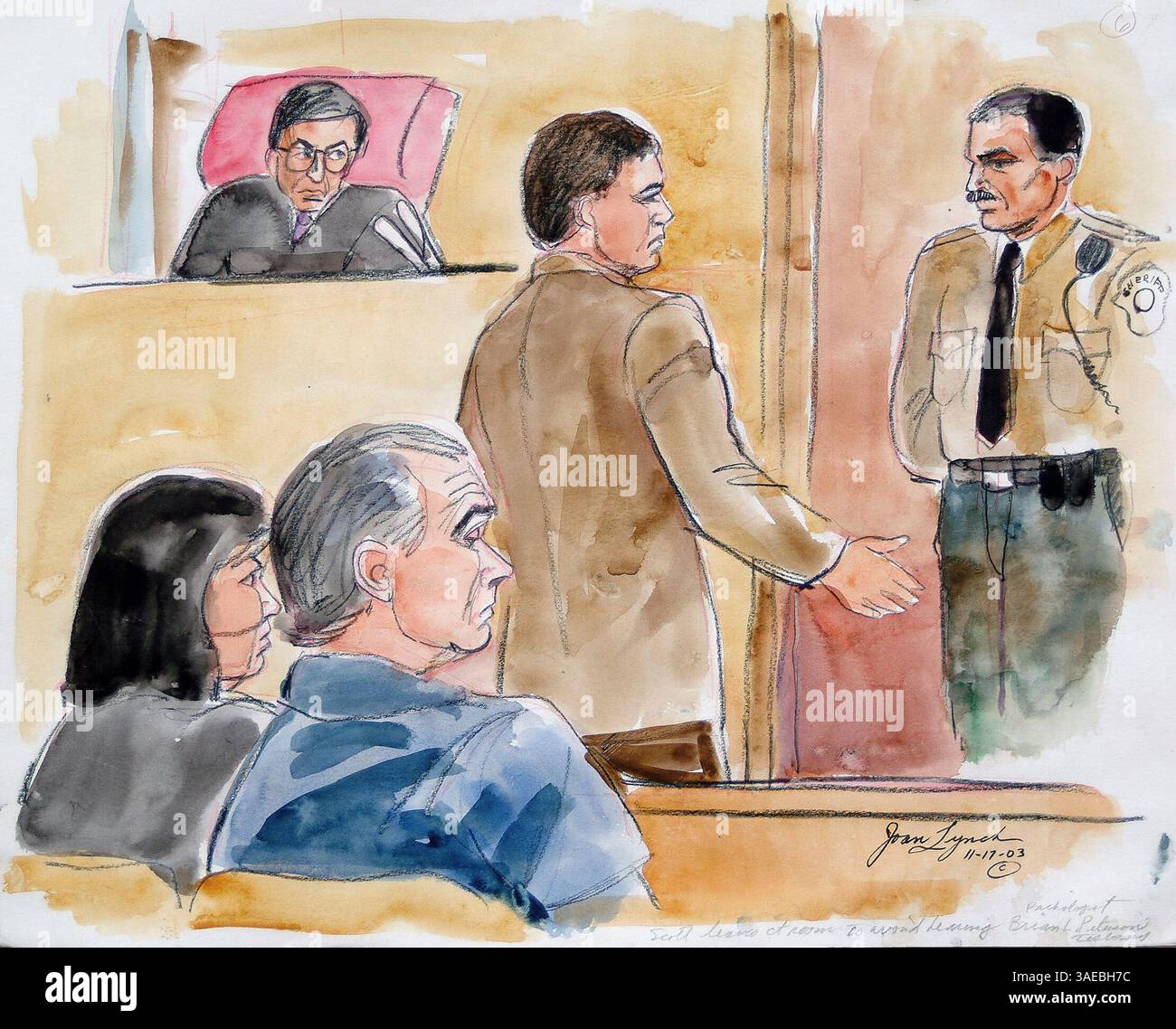 Nov 18, 2003; Modesto, CA, USA; People v. Scott Lee Peterson ...