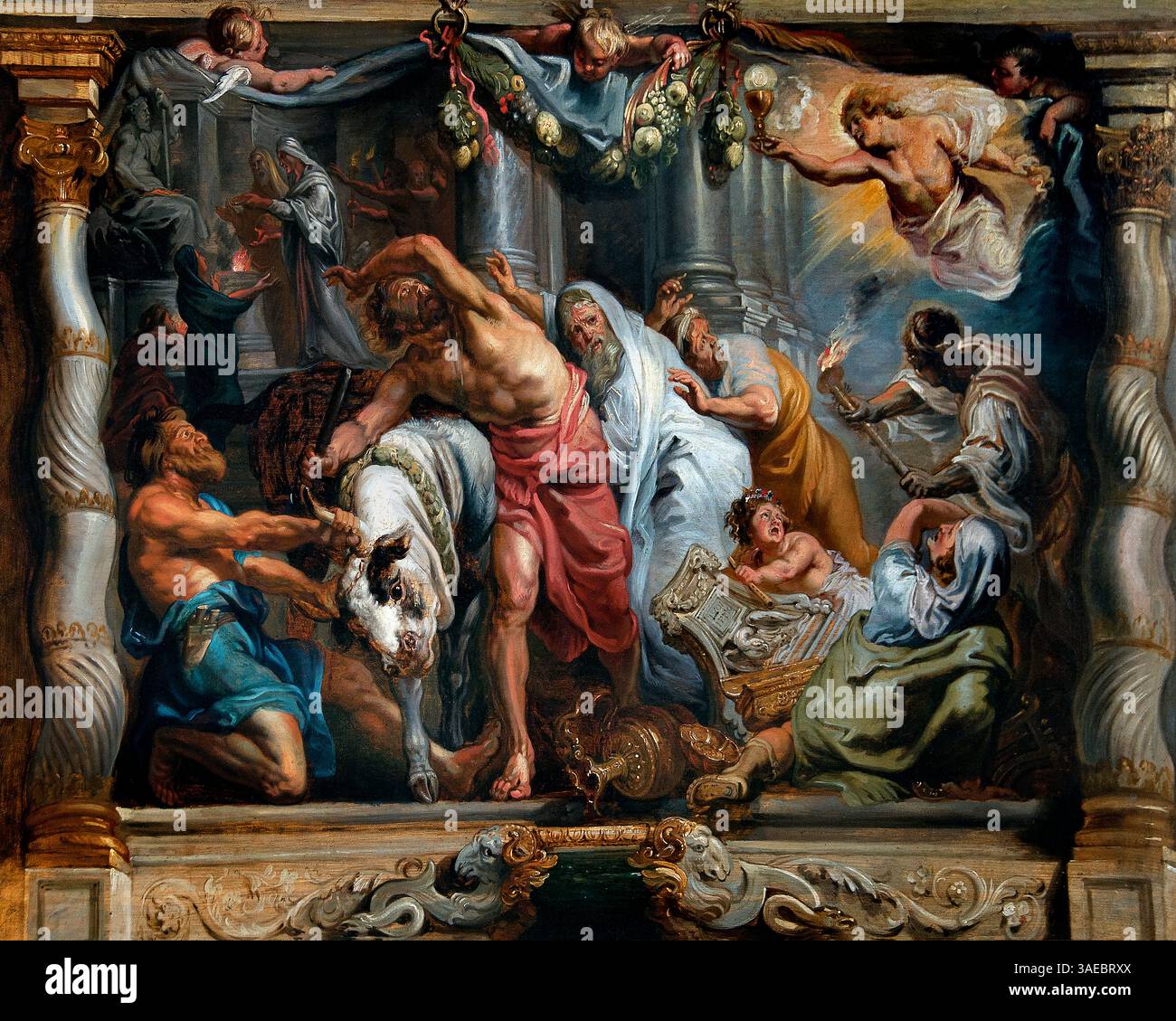 Le Triomphe de l'Eucharistie sur le paganisme - The Triumph of the Eucharist by Peter Paul ...