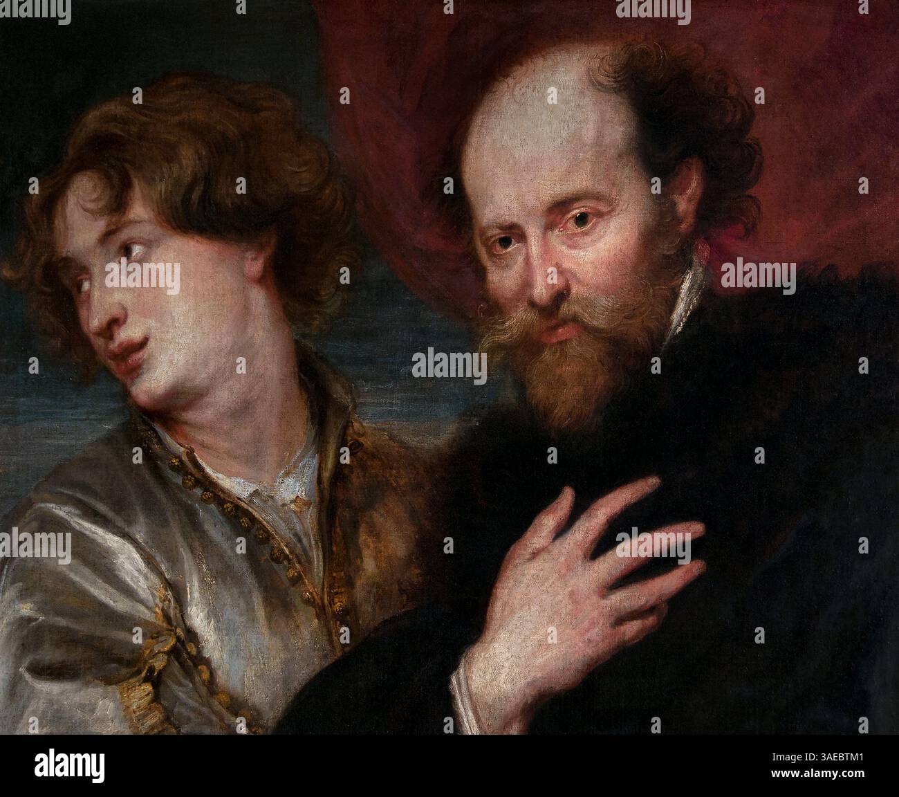 Self-portrait with Anton van Dyck and Peter Paul Rubens (1577-1640), by ...