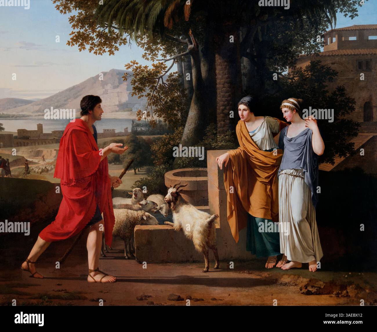 Jacob venant trouver les filles de Laban - Jacob from Laban's daughters ...