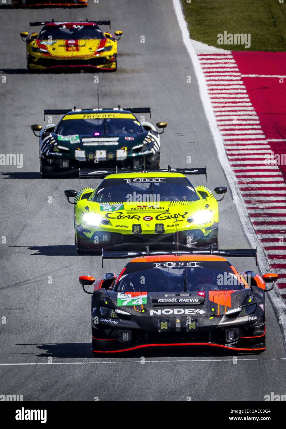 74 GILBERT Andrew (gbr), MOLINA Miguel (spa), RUEDA Fran (spa), Kessel ...