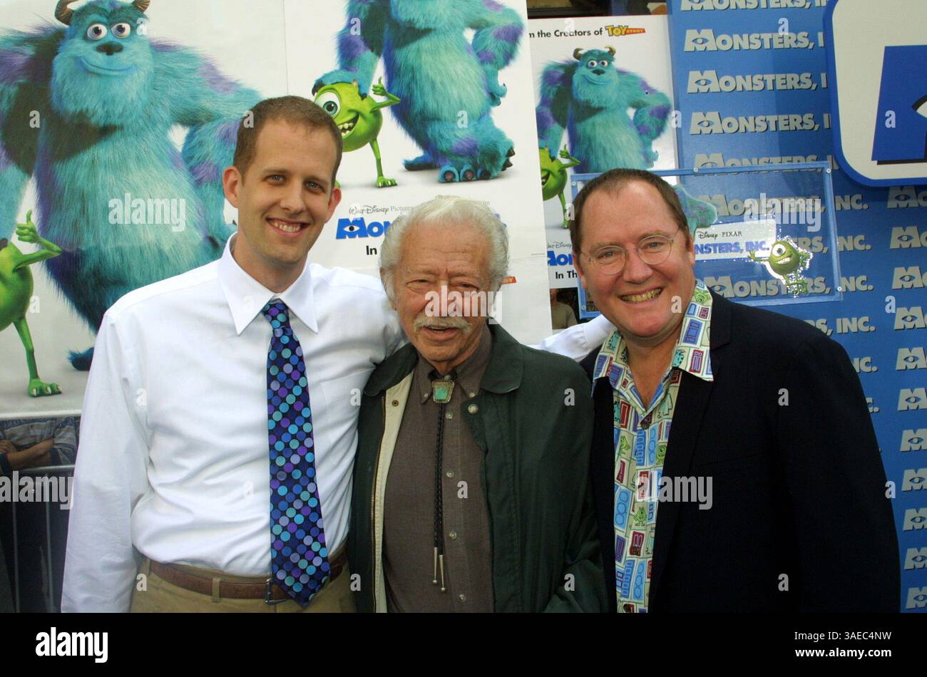 Oct. 28, 2001; Los Angeles, CA, USA; Director PETER DOCTER, famed animator JOE GRANT (One of the ...